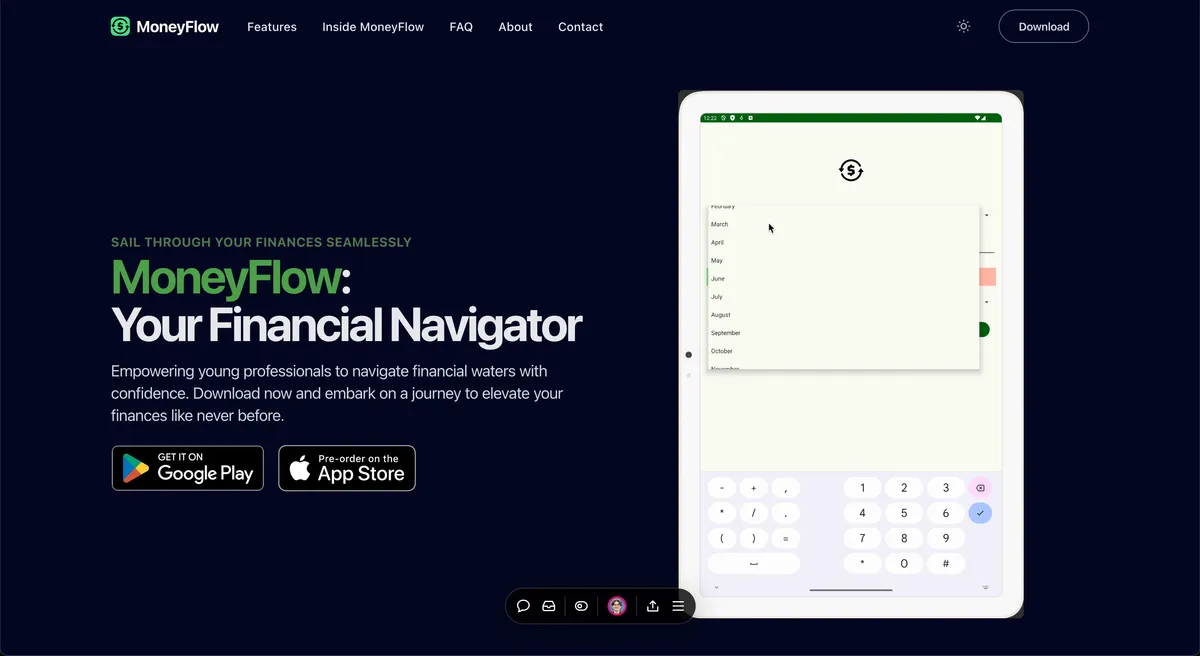 MoneyFlow - a Financial Management Platform for Young Professionals ...